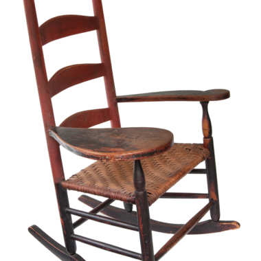 Lot 224: Rare Rocking Chair – Willis Henry Auctions, Inc.